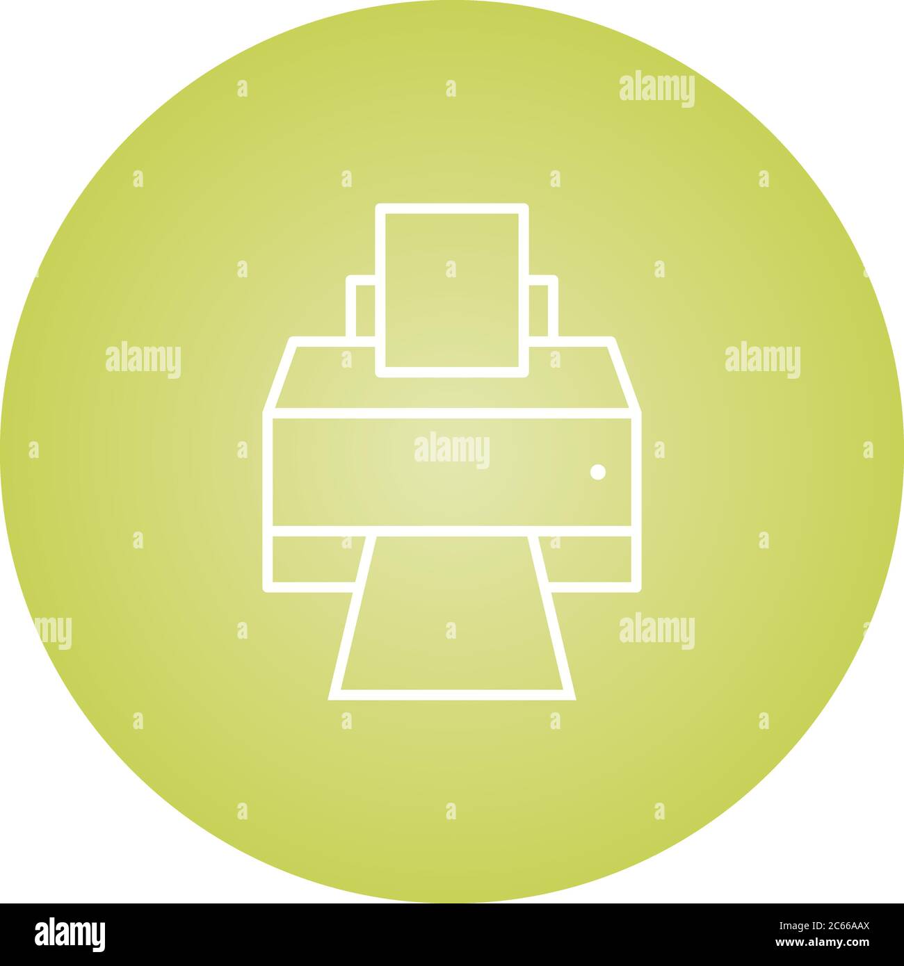 Unique Printer Vector Line Icon Stock Vector Image & Art - Alamy