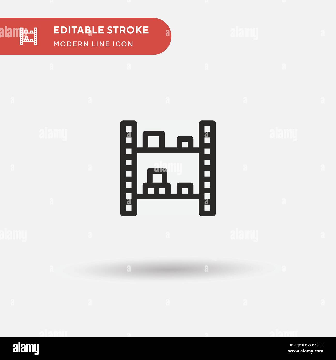 Shelf Simple vector icon. Illustration symbol design template for web ...