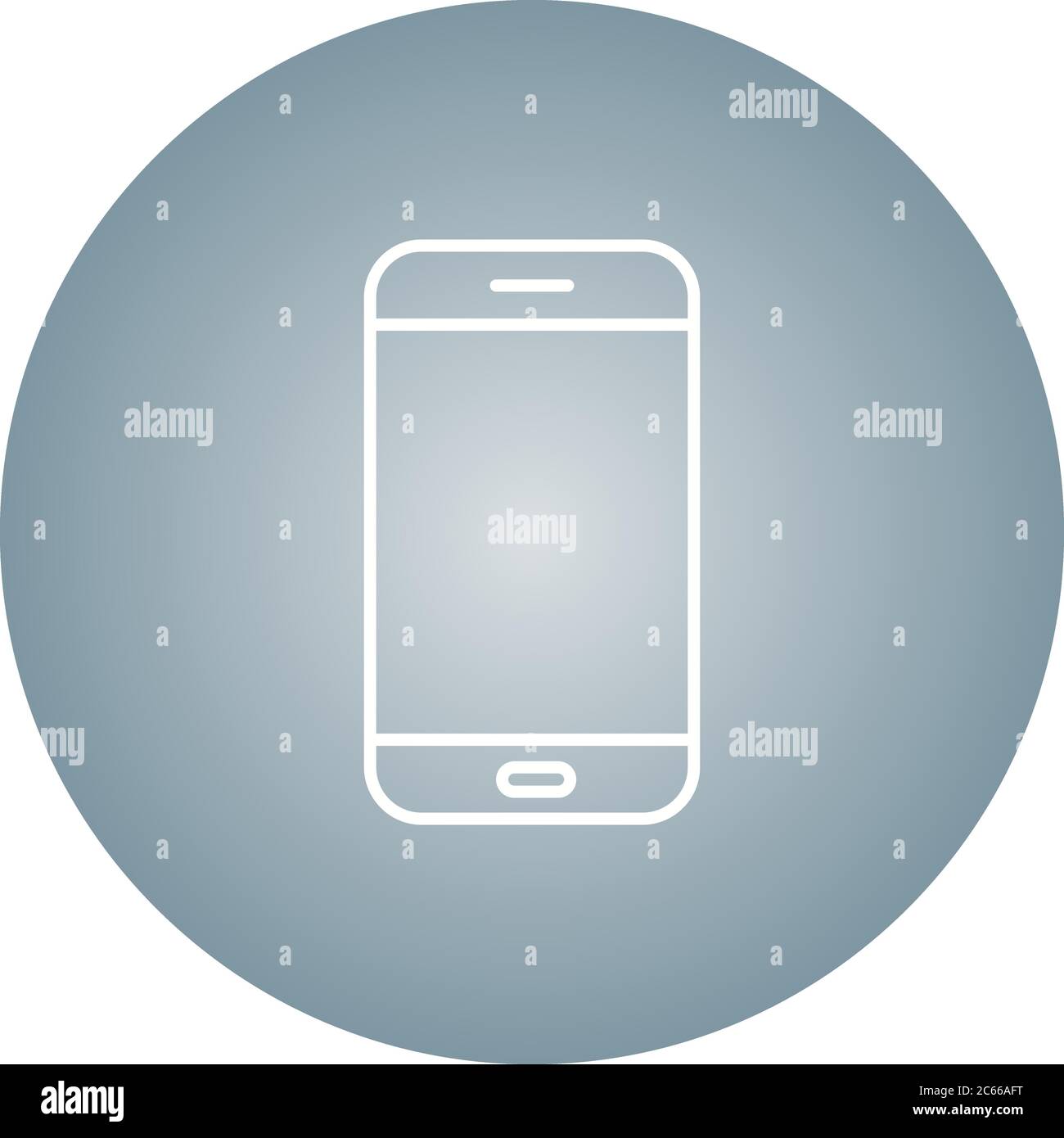 Unique Mobile Vector Line Icon Stock Vector Image & Art - Alamy