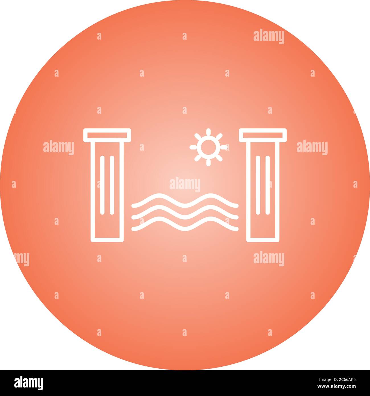 Unique Hydro Power Vector Line Icon Stock Vector Image & Art - Alamy