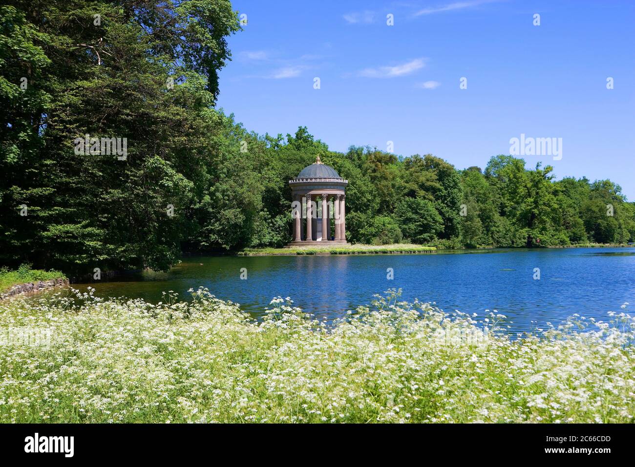 Munich, Temple of Apollo in Nymphenburg Palace Park designed by Leo von ...