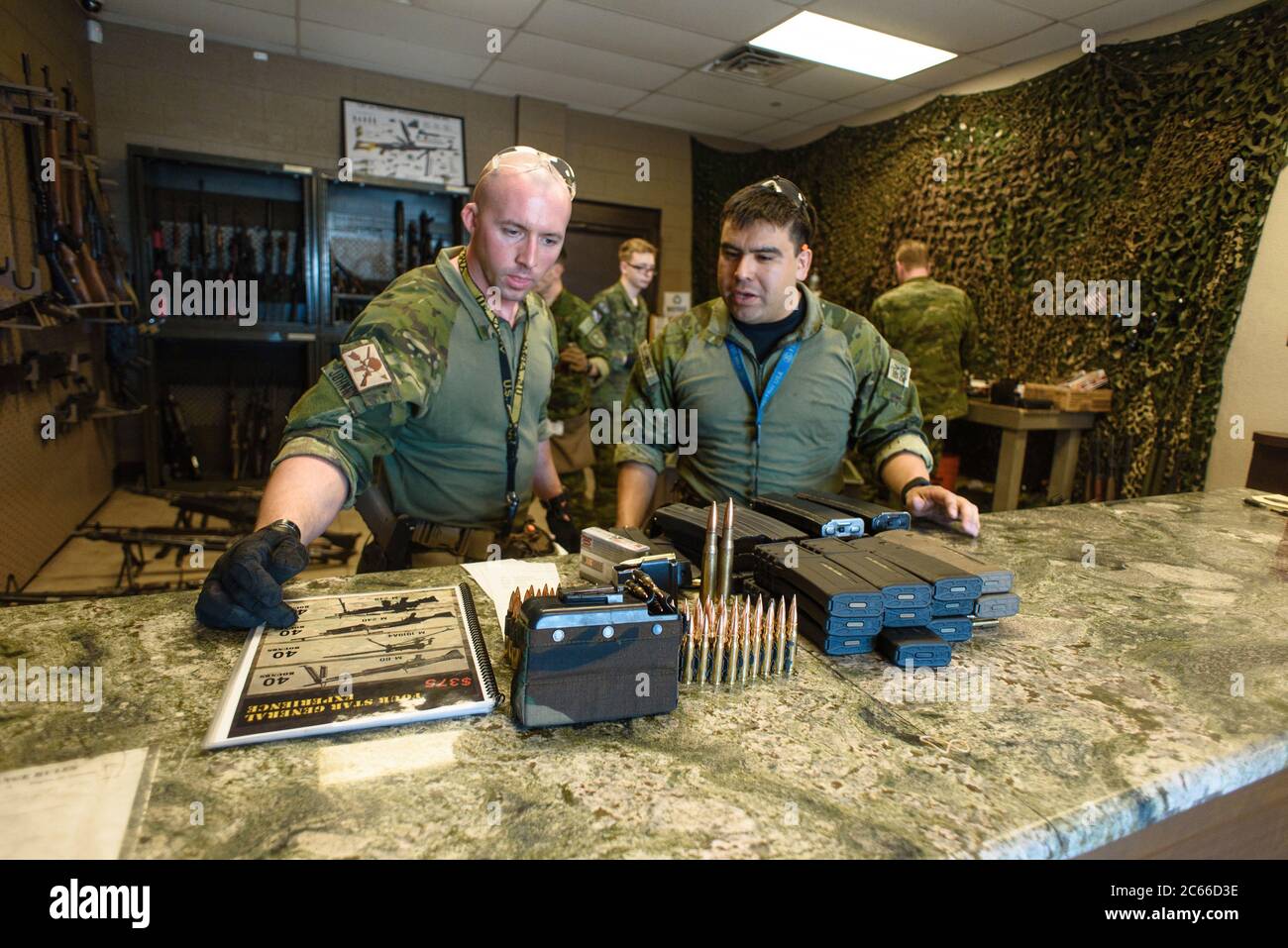 Here you can let off steam with weapons and equipment of all kinds, Las ...