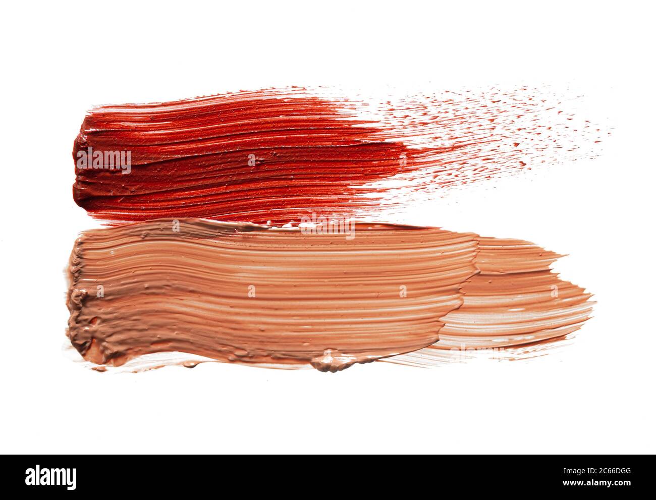 Set of lipstick stain swatches on white background Stock Photo - Alamy