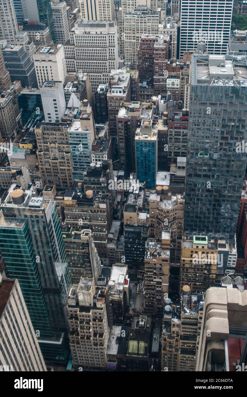 View of New York City from Rockefeller Center, USA Stock Photo - Alamy