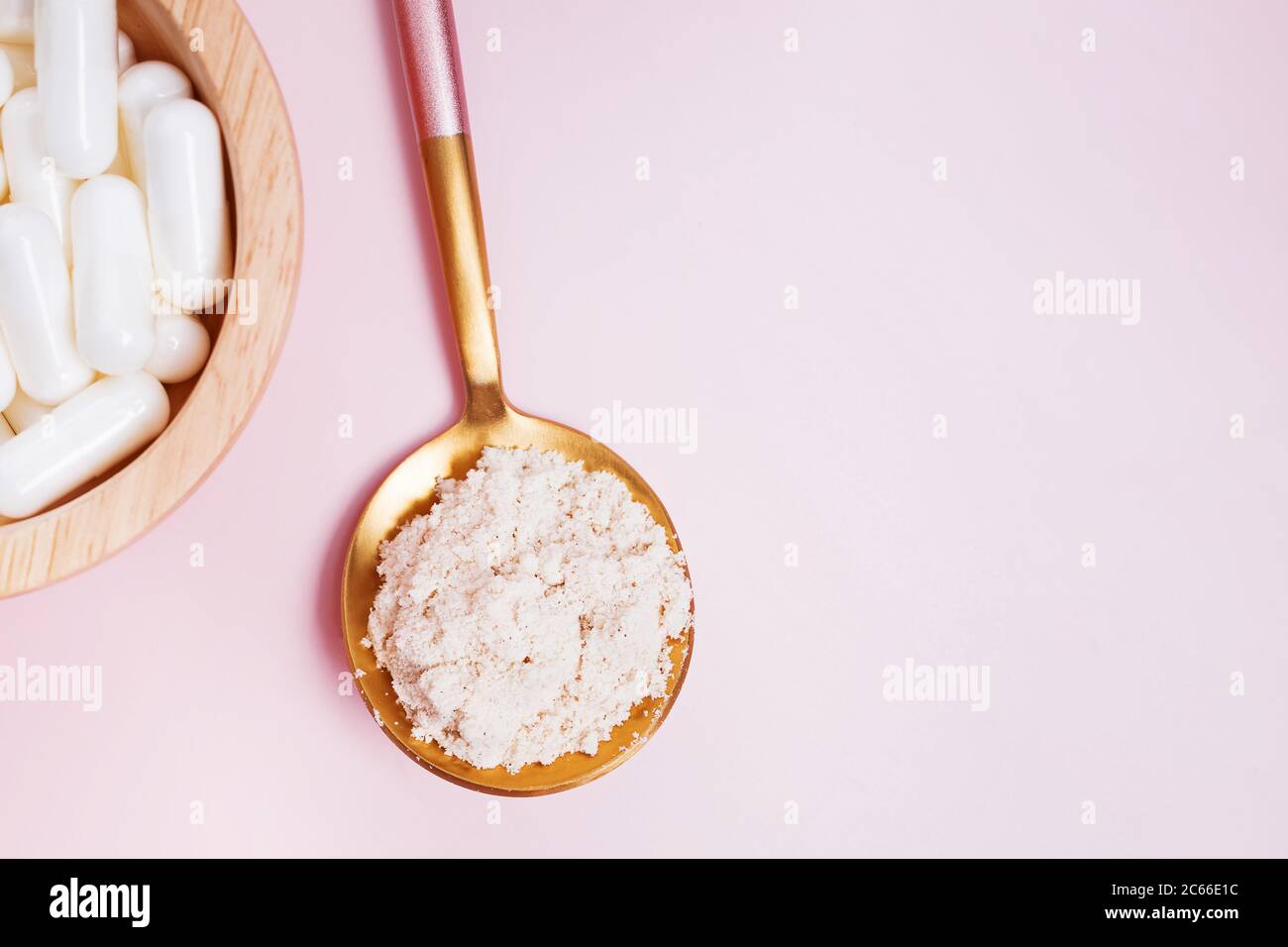 Woman collagen pill hi-res stock photography and images - Alamy