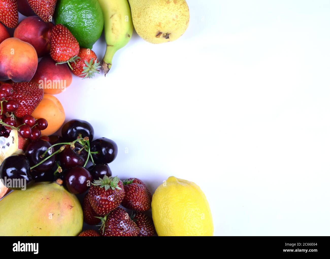 fresh fruits - perfect snack for summer Stock Photo - Alamy