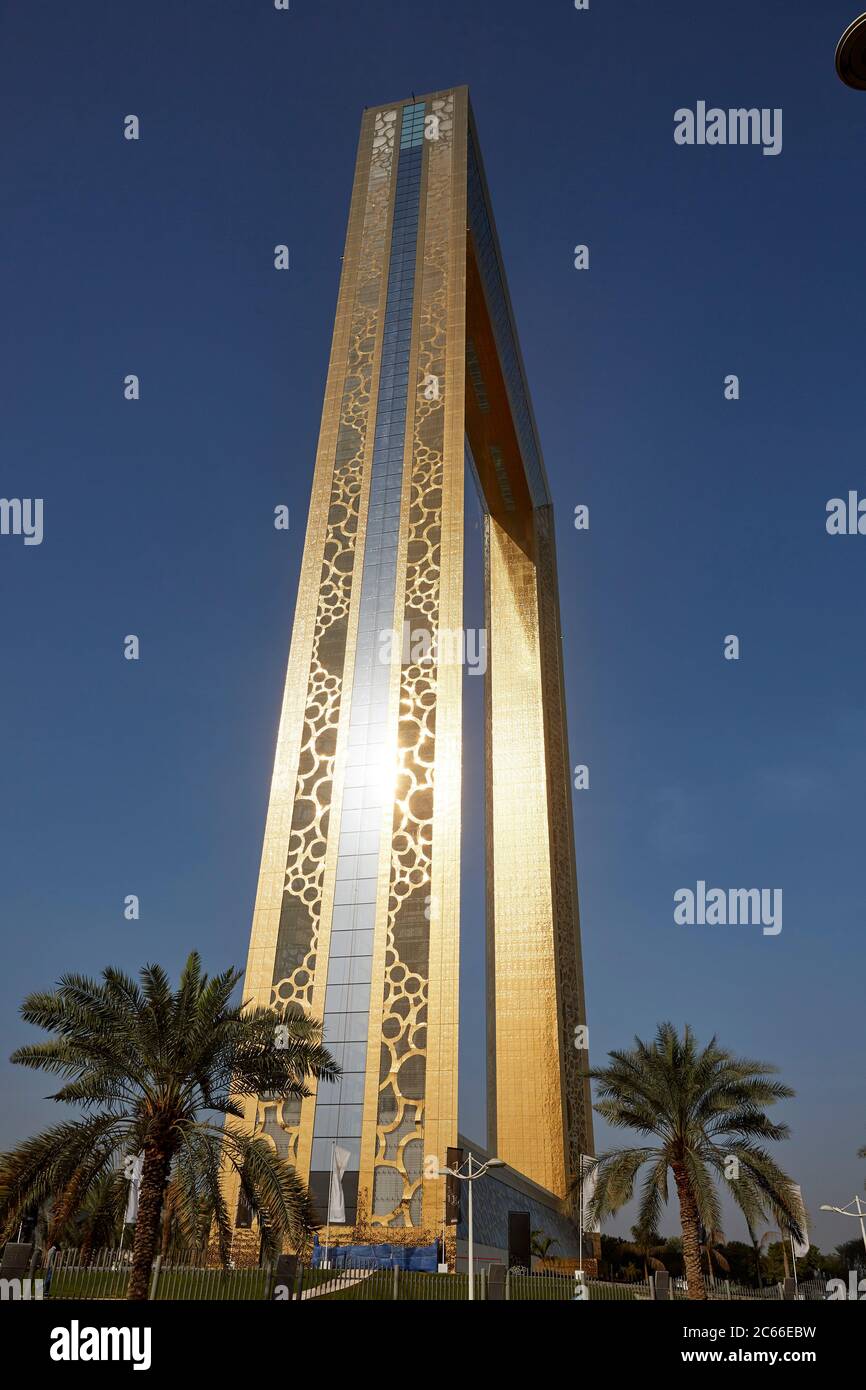 Dubai Frame, new attraction with viewing platform in Zabeel Park ...