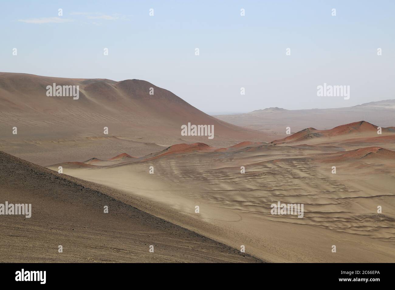 The Tablazo de Ica desert in Peru Stock Photo - Alamy