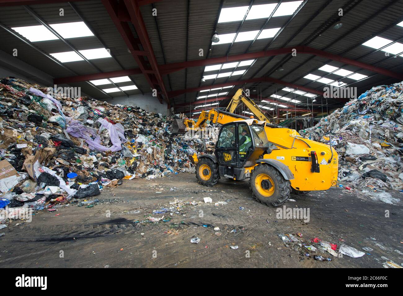 Recycling plant in Liverpool, England, UK Stock Photo - Alamy