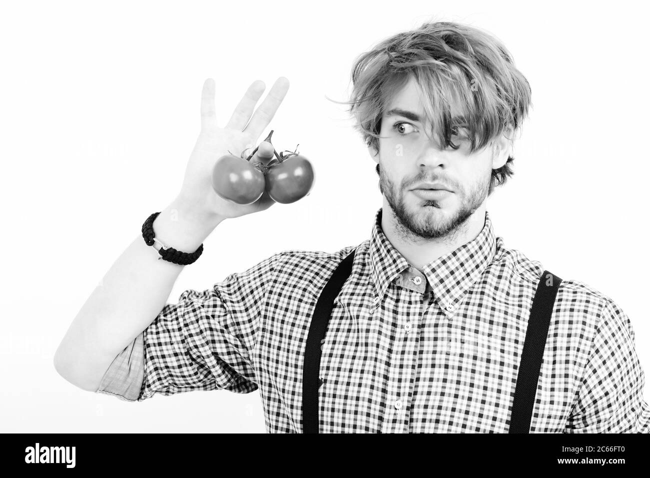 Scared vegetable Black and White Stock Photos & Images - Alamy