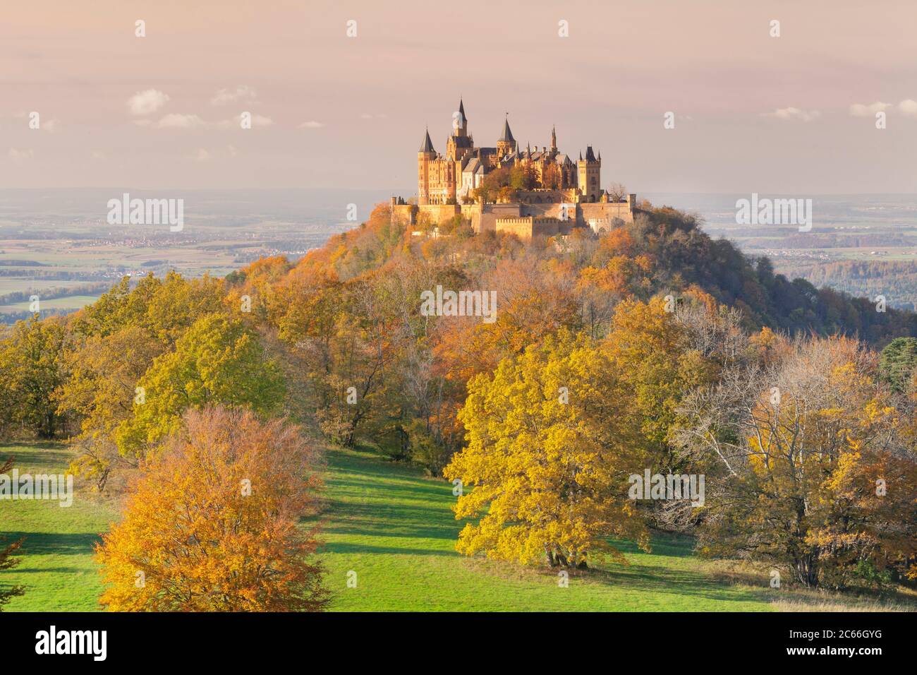 Hohenzollern Castle, Zollernalb (district), Swabian Jura, Baden ...