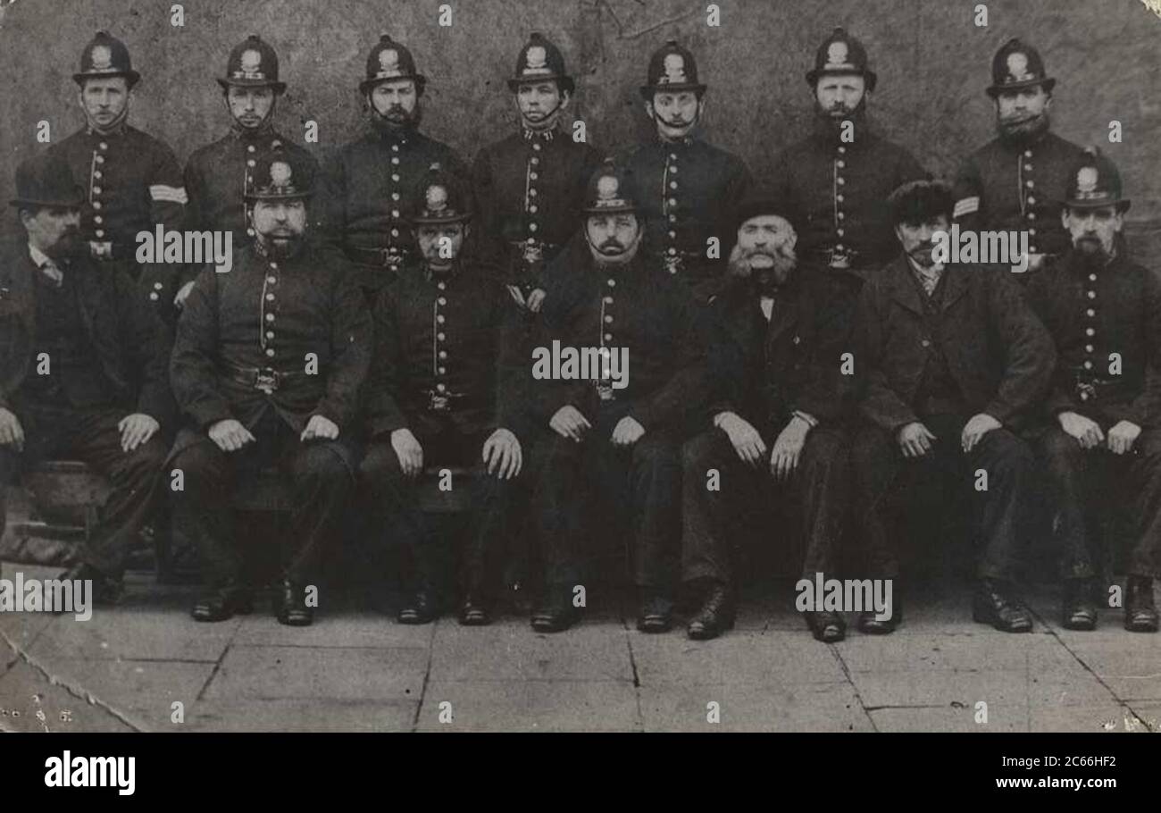 Vintage English Police related photograph Stock Photo - Alamy