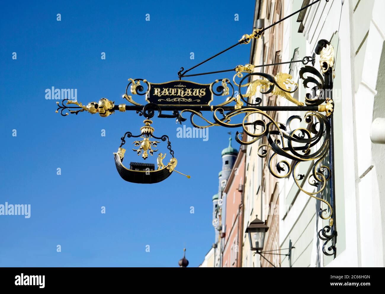Germany, Bavaria, Upper Bavaria, Altötting (district), Burghausen, old ...