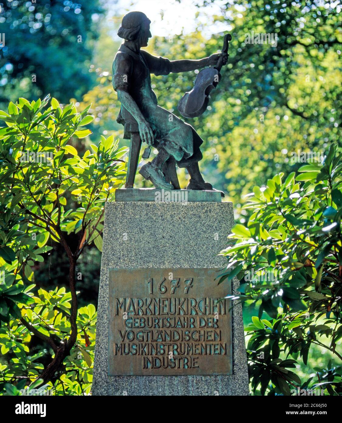 Violin maker monument of franz matuska in 1970 hi-res stock photography ...