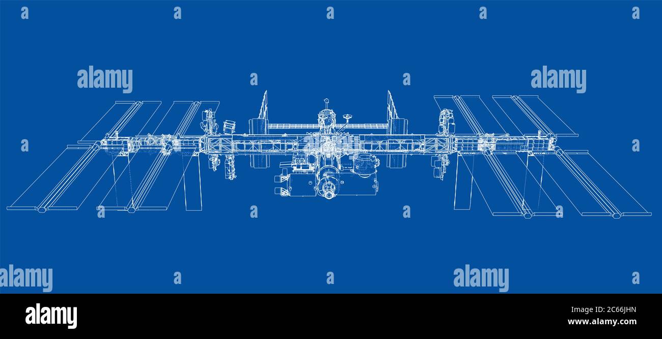 Abstract Spaceship Outline Stock Photo - Alamy