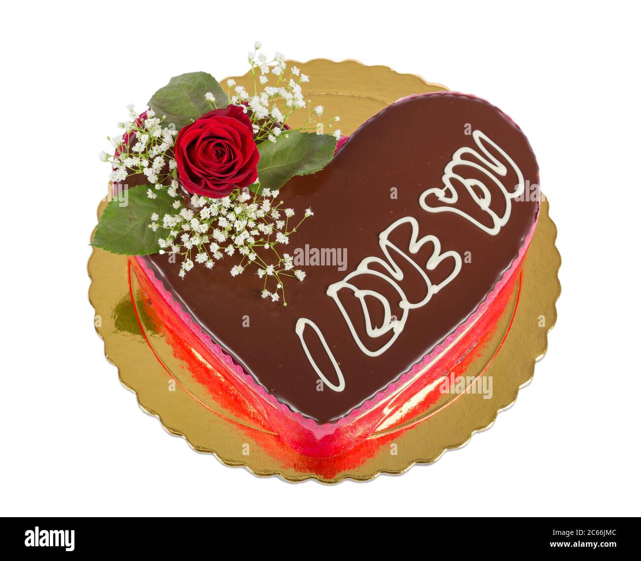 Heart shaped chocolate cake hi-res stock photography and images - Alamy