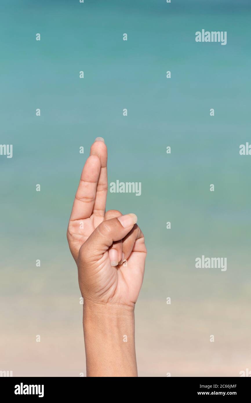 Two fingers touching hi-res stock photography and images - Alamy