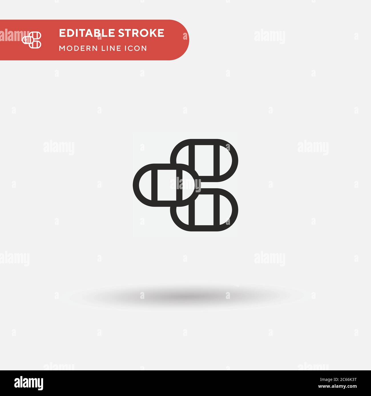 Caramel Simple vector icon. Illustration symbol design template for web ...