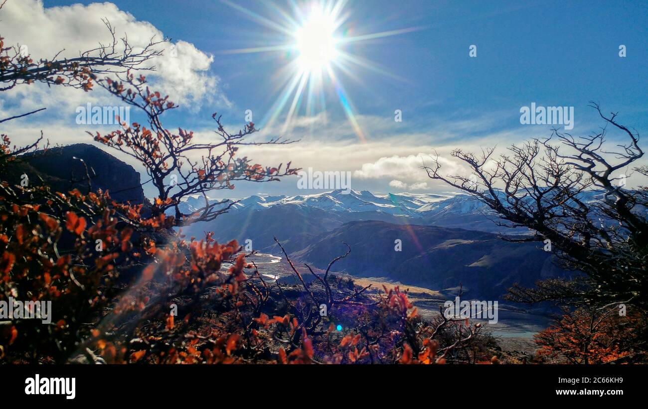 Autumn snow landscape hi-res stock photography and images - Alamy