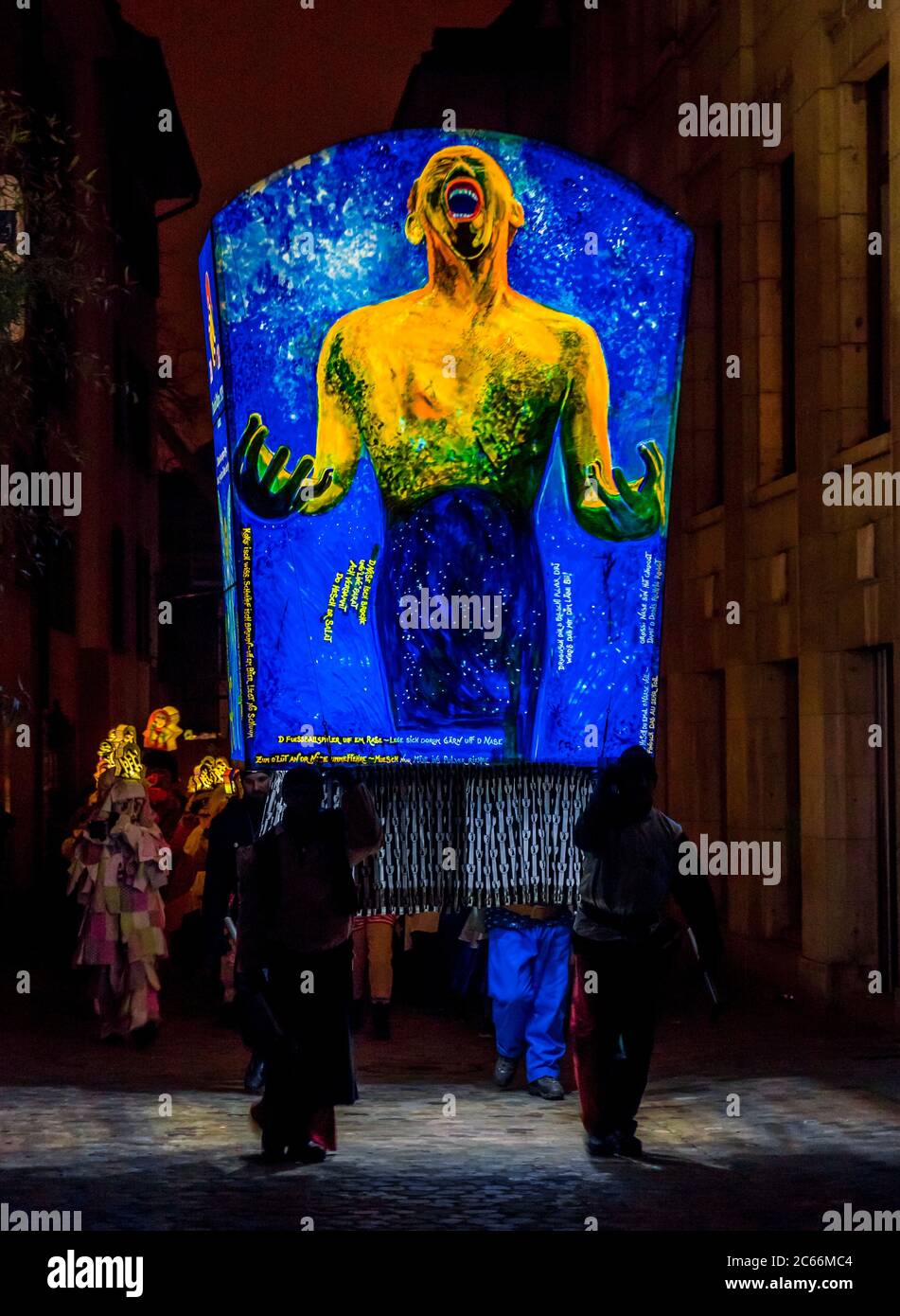 Morgenstraich, Carnival parade at night, Basel Carnival, Basel, Canton ...