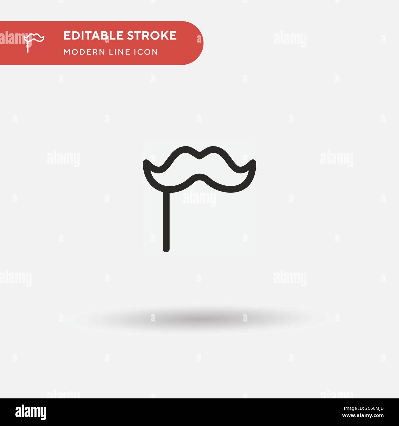 Fake Simple vector icon. Illustration symbol design template for web ...