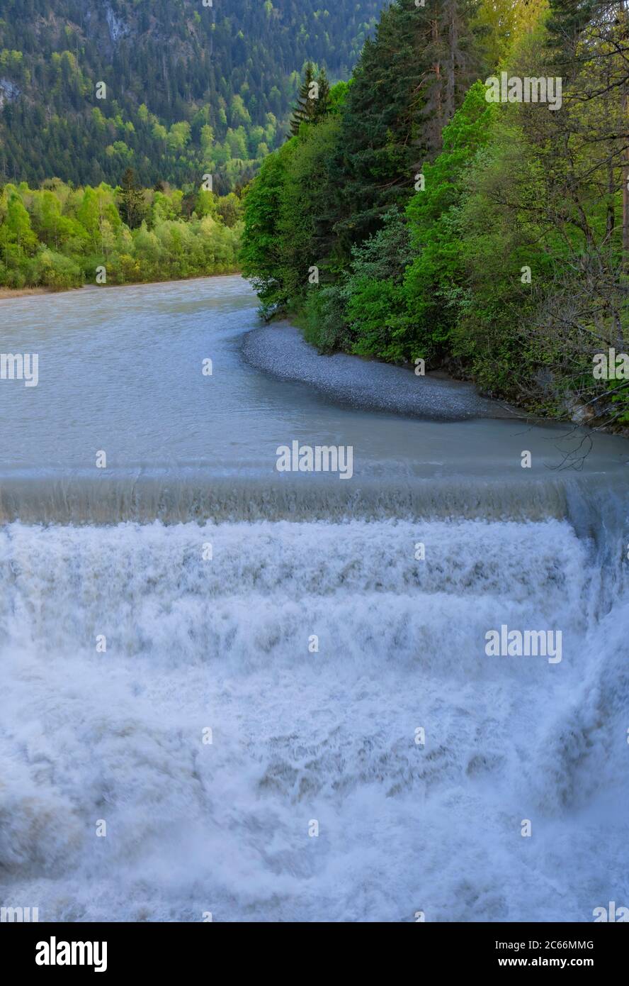 Waterfall lechfall river lech fussen hi-res stock photography and ...