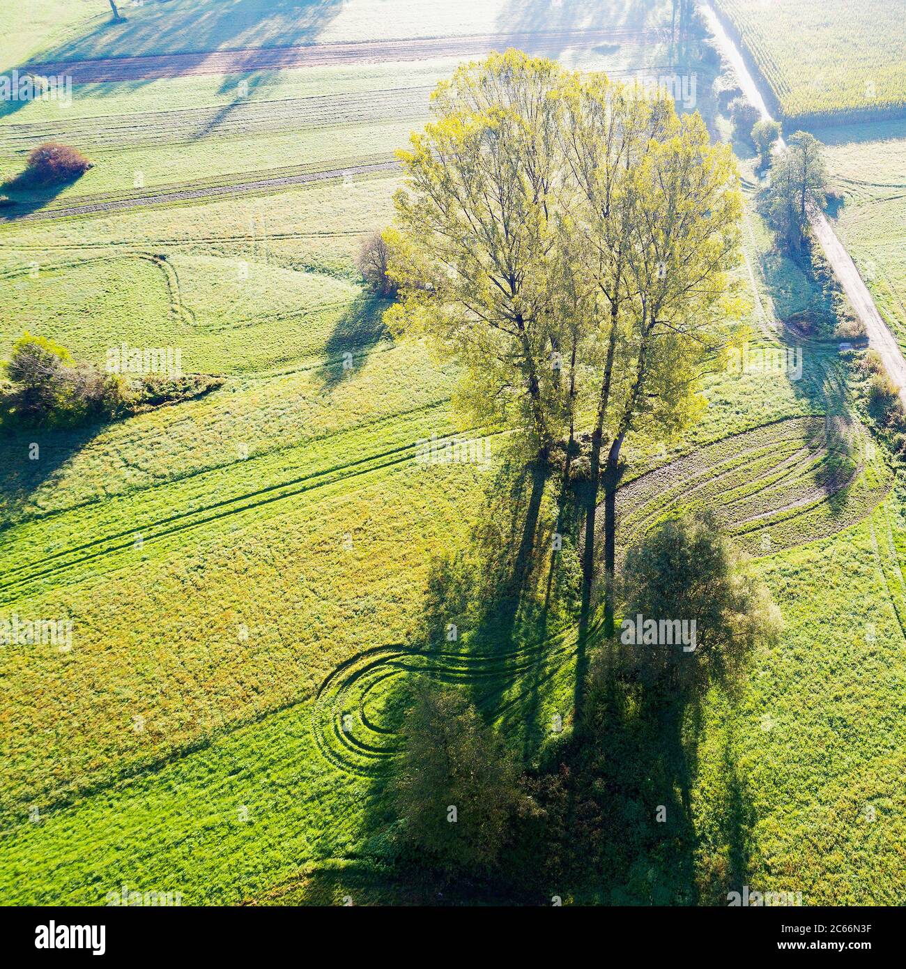 Aerial view farmyard hi-res stock photography and images - Alamy