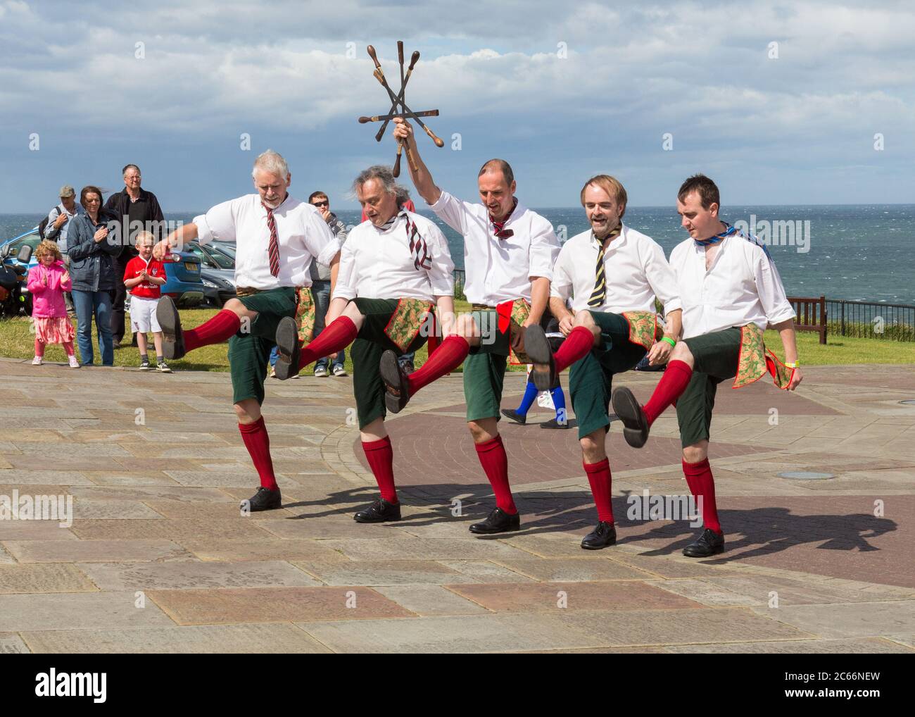 Traditional Dancing at the Whitby folk Week in 2014 Stock Photo - Alamy