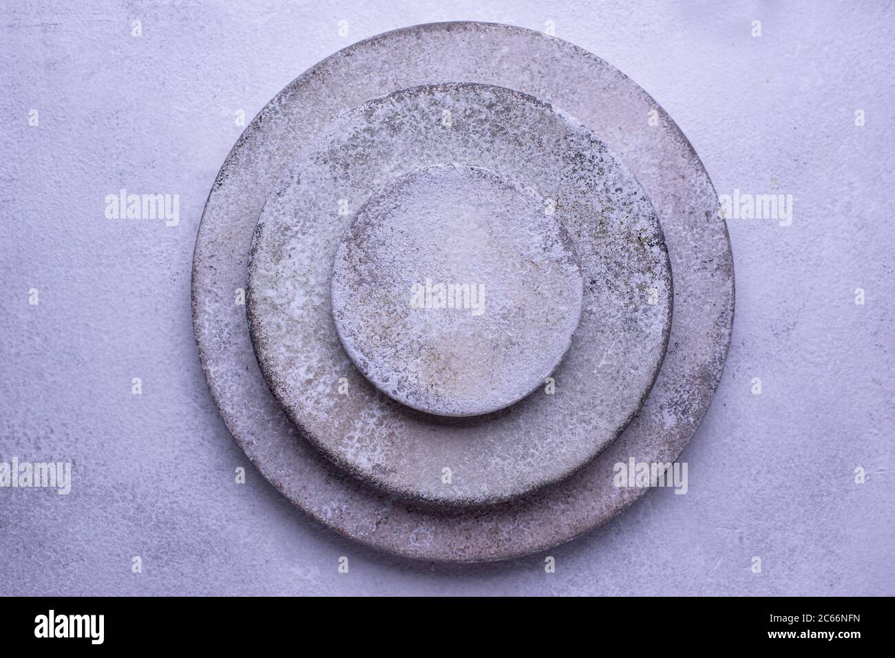 Concrete plates made by hand hi-res stock photography and images - Alamy