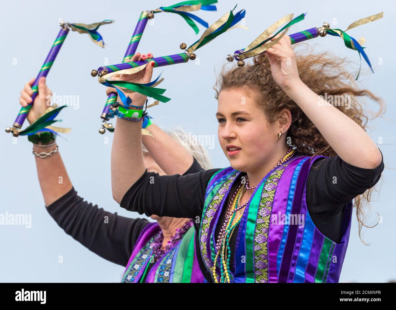 Traditional Dancing at the Whitby folk Week in 2014 Stock Photo - Alamy