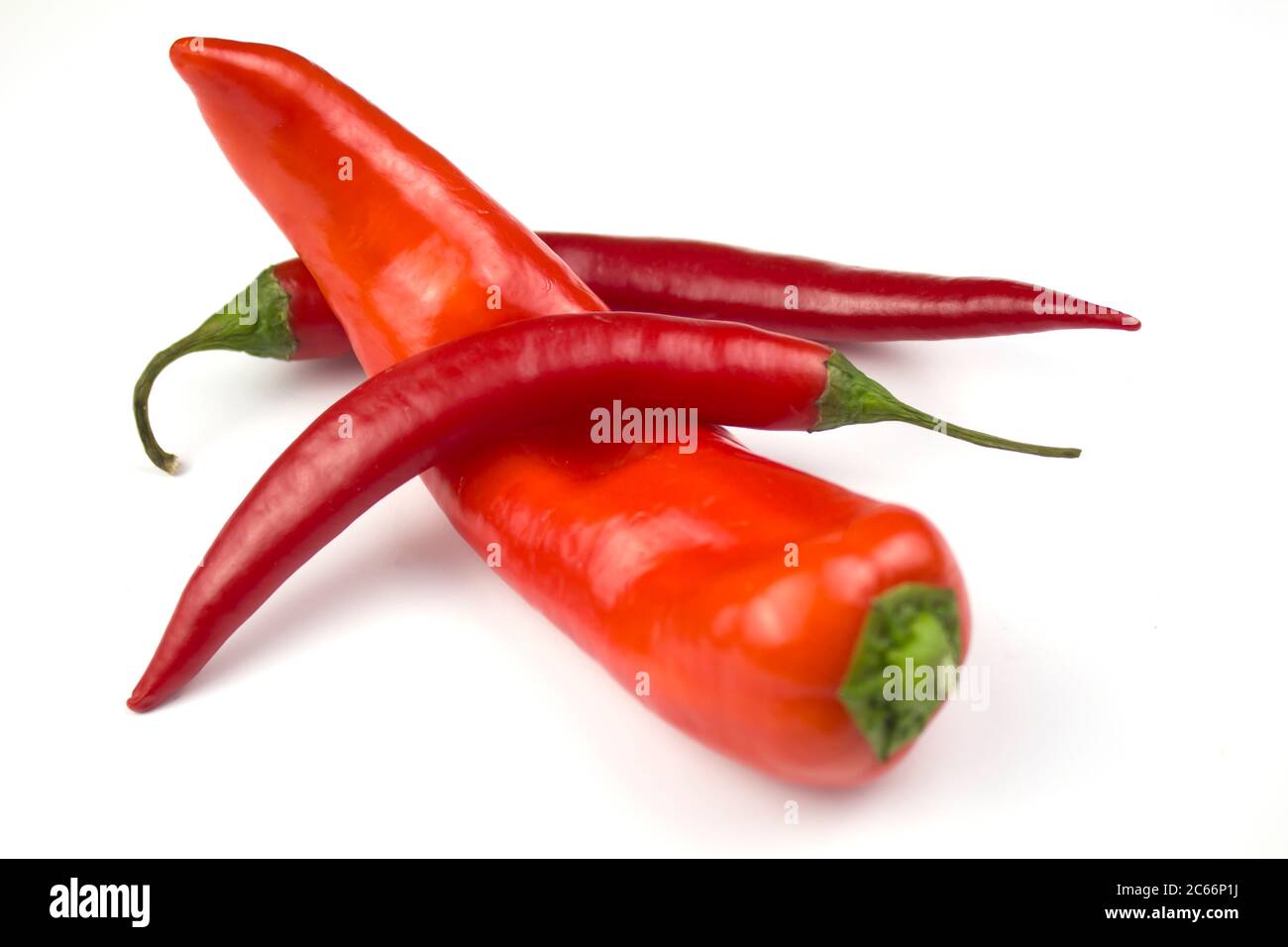 Red pepper. Sweet pepper. Capsicum. Top view. Isolate copyspace Stock ...