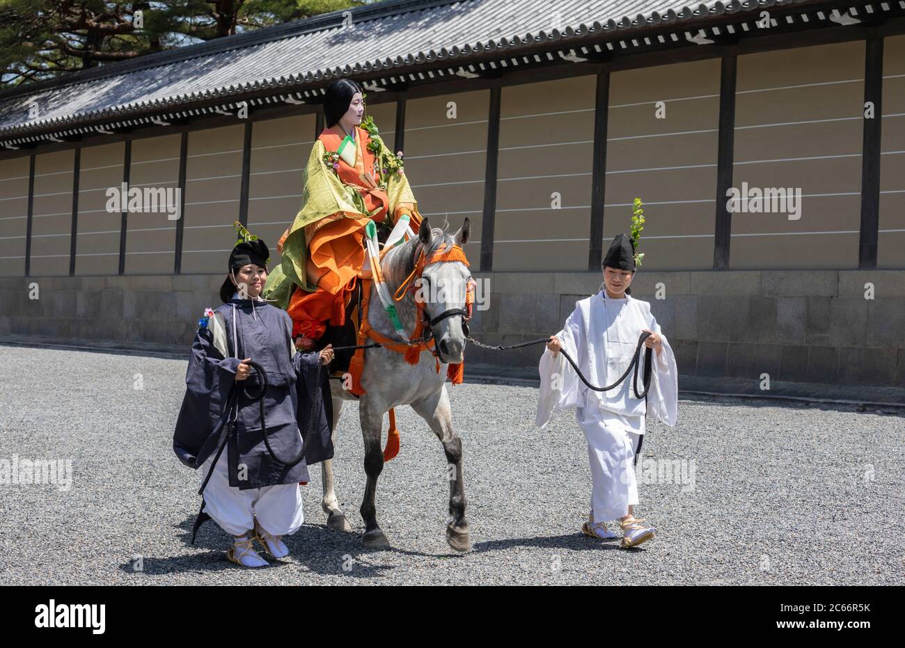 Japan, Kyoto City, Aoi Matsuri, Festival, Lady of the Court Parading ...