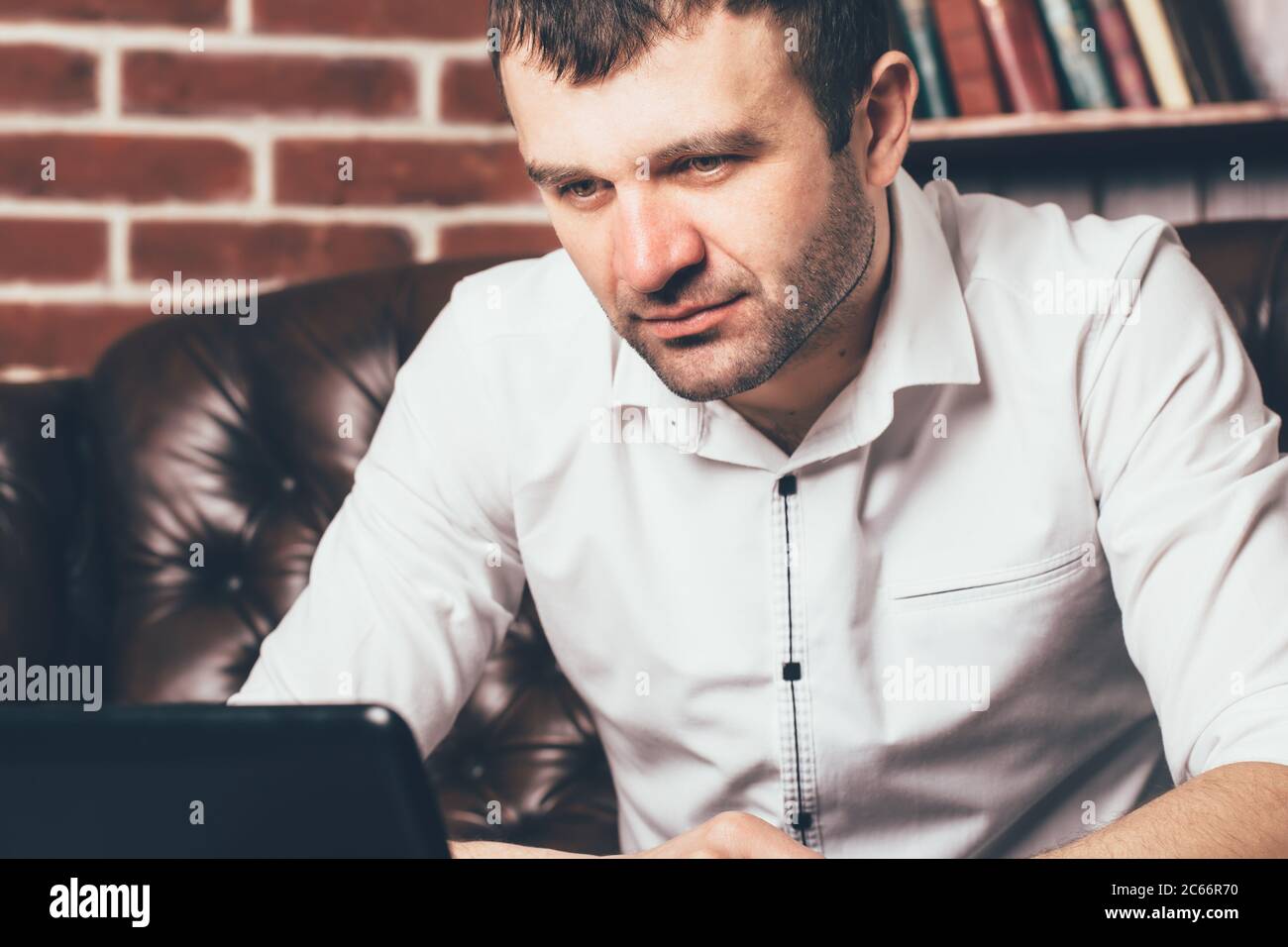 Man chained office hi-res stock photography and images - Alamy