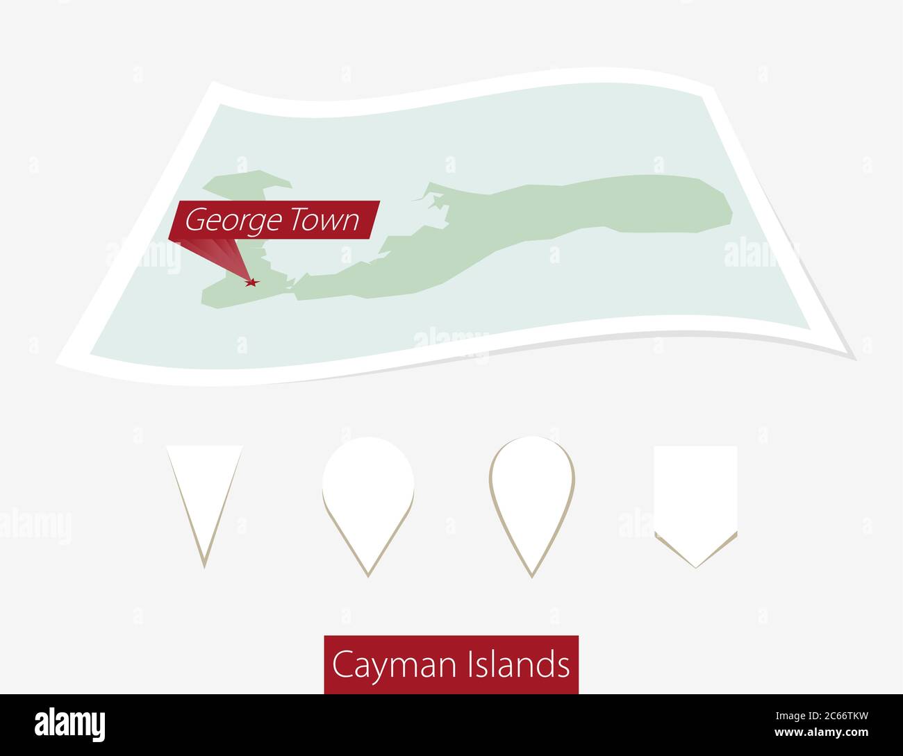 George town capital grand cayman Stock Vector Images - Alamy