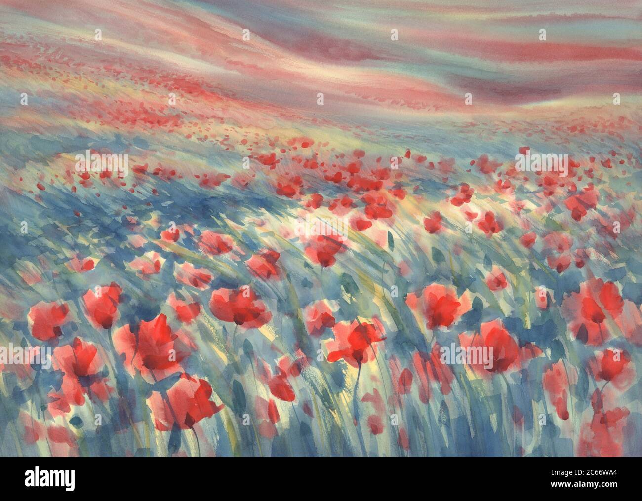 Rye field painting hi-res stock photography and images - Alamy