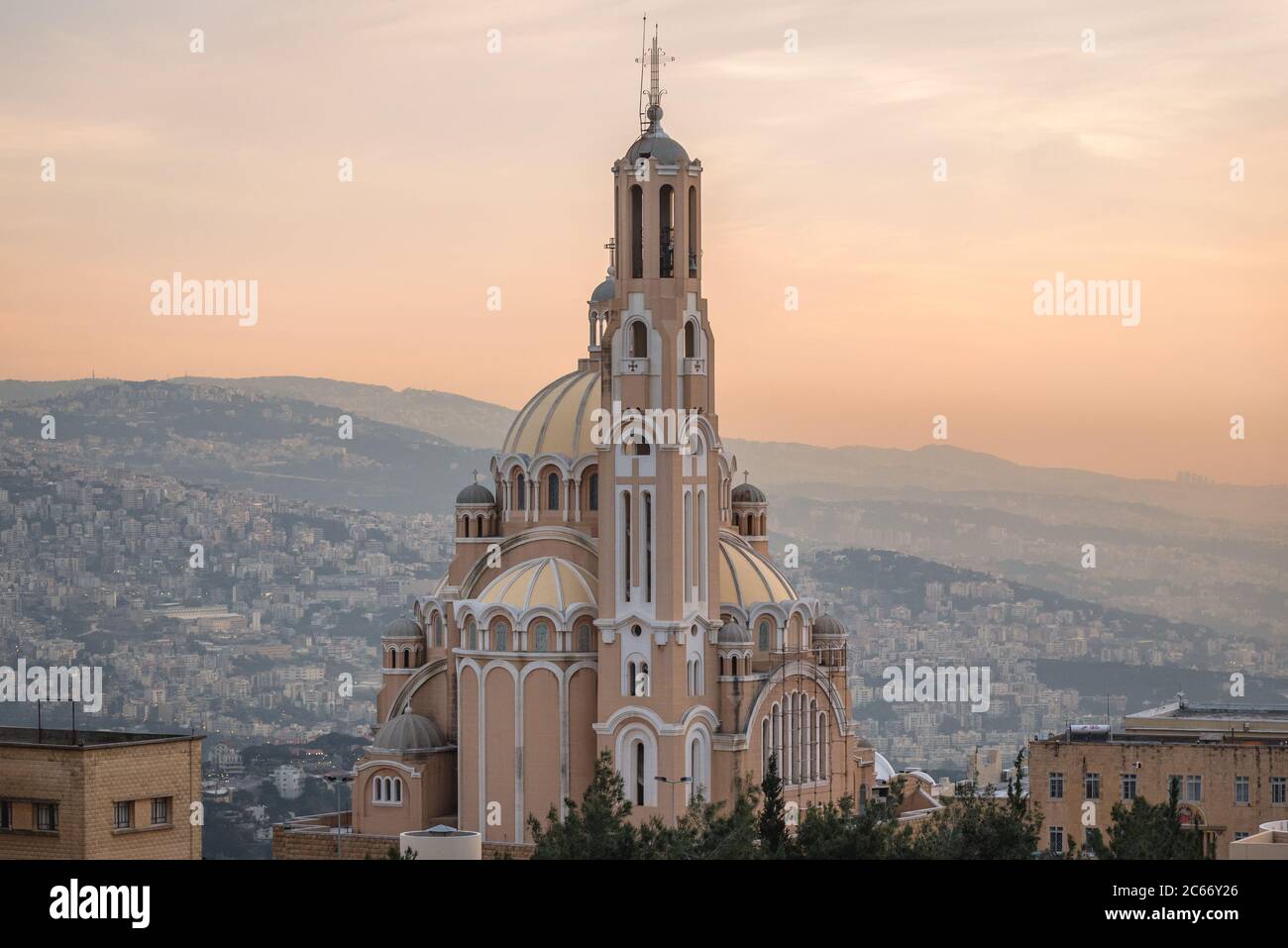 Byzantine style Melkite Greek Catholic basilica of Saint Paul in ...