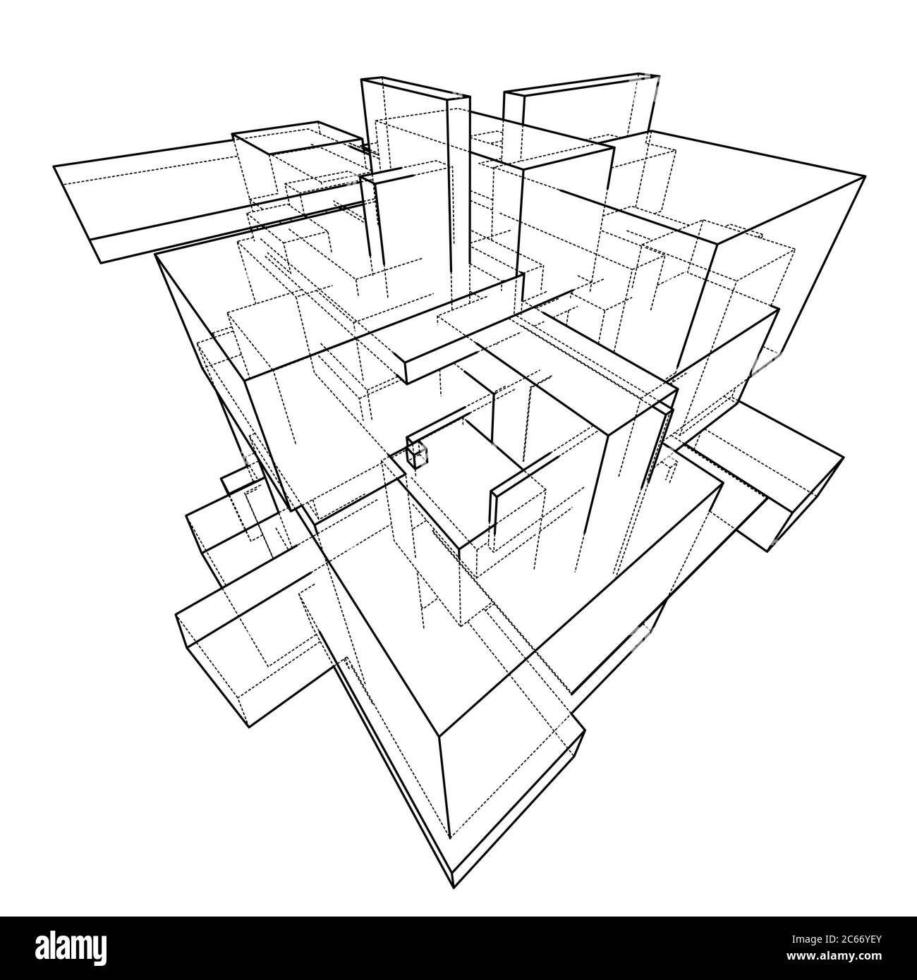 3d mesh model wireframe Black and White Stock Photos & Images - Alamy