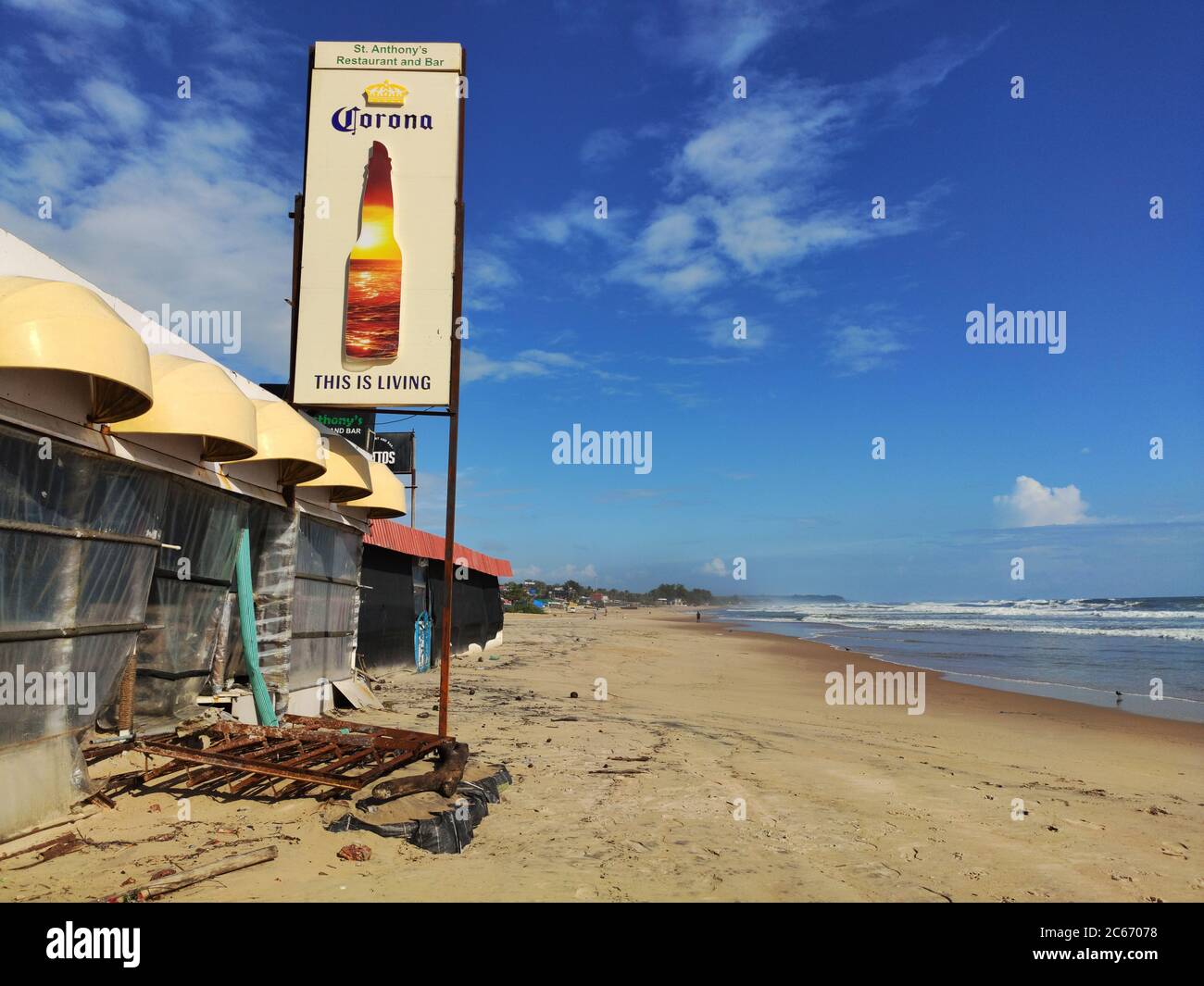 Baga beach Stock Photo - Alamy
