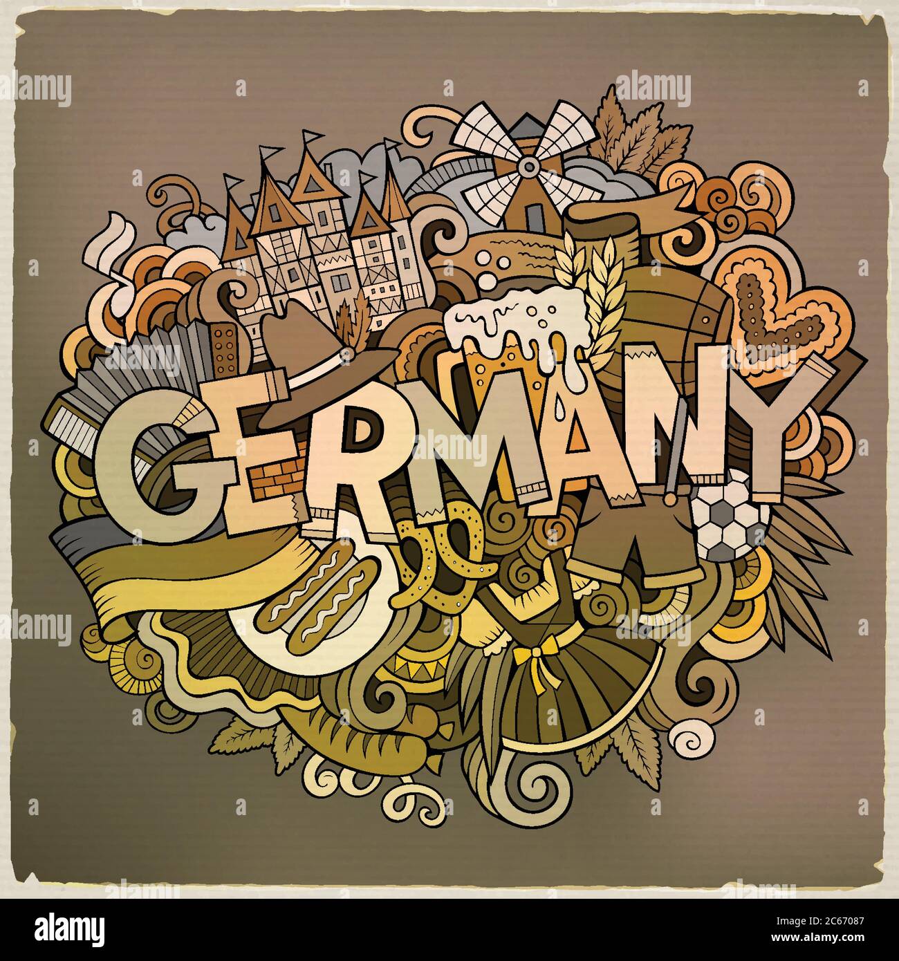 Bavarian castle Stock Vector Images - Alamy