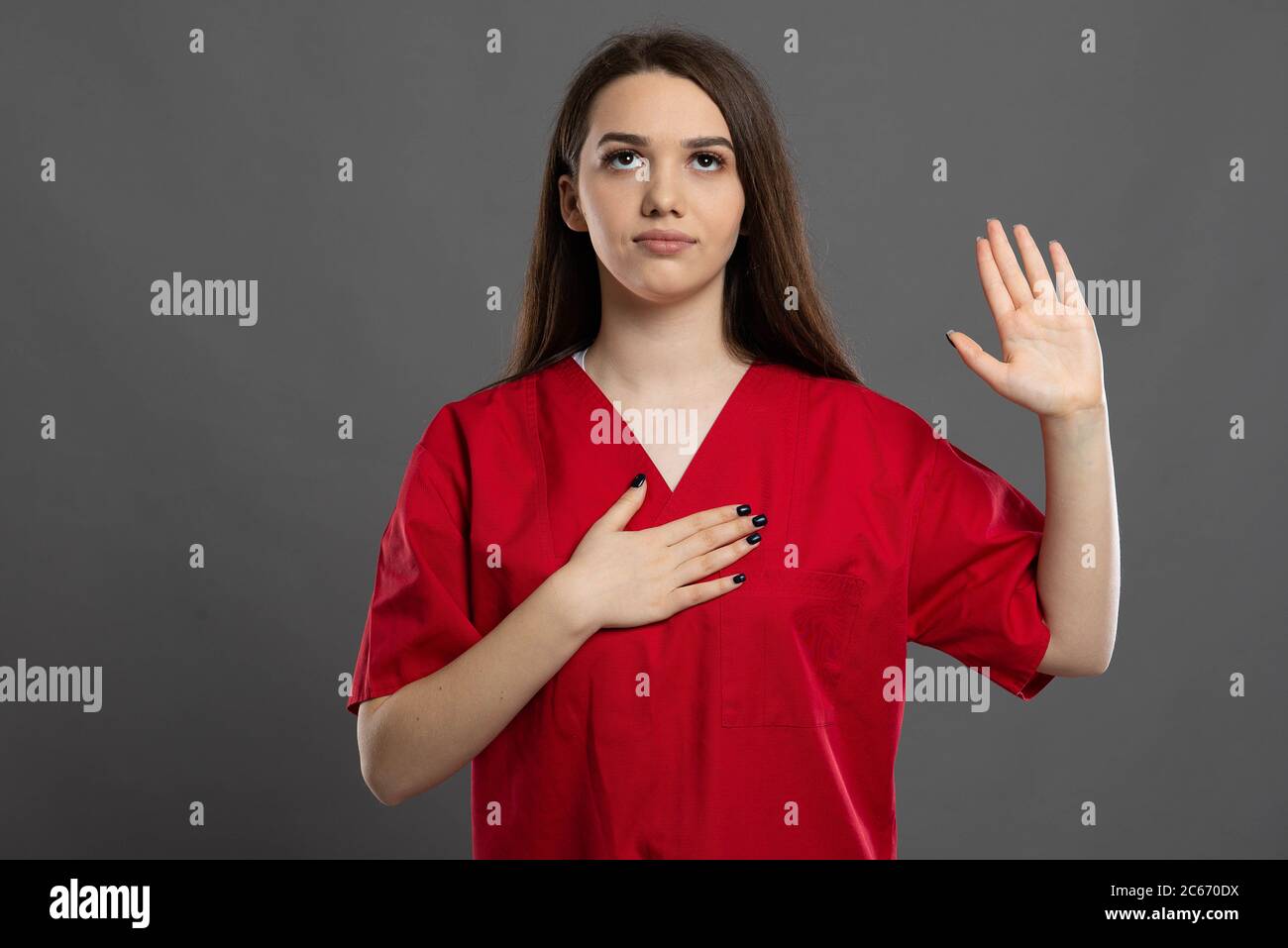 Pledging hi-res stock photography and images - Alamy