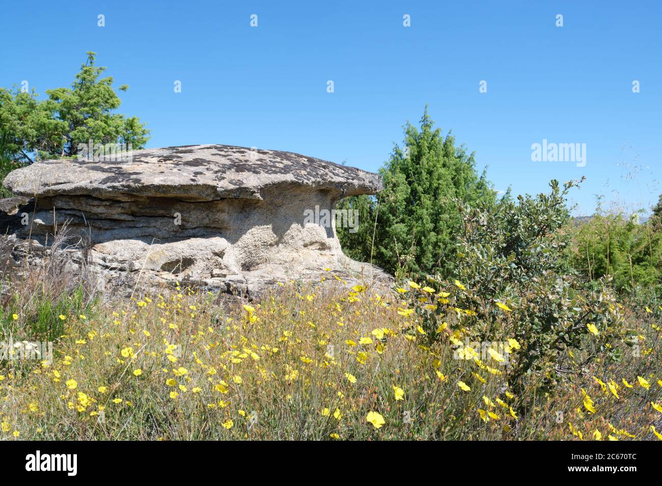 Wind erosion rock mushroom hi-res stock photography and images - Alamy