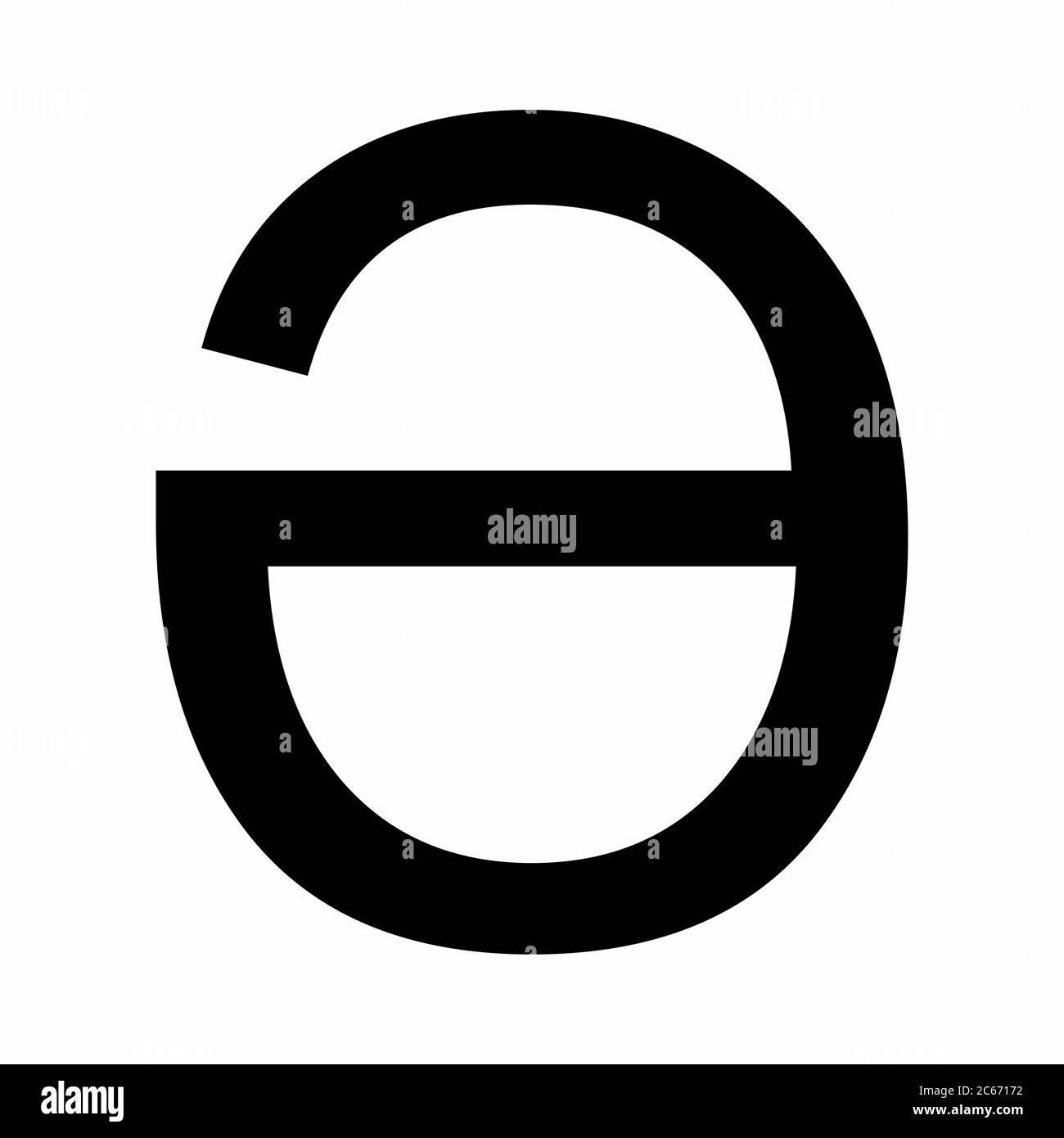 Latin Schwa letter icon Stock Vector Image & Art - Alamy