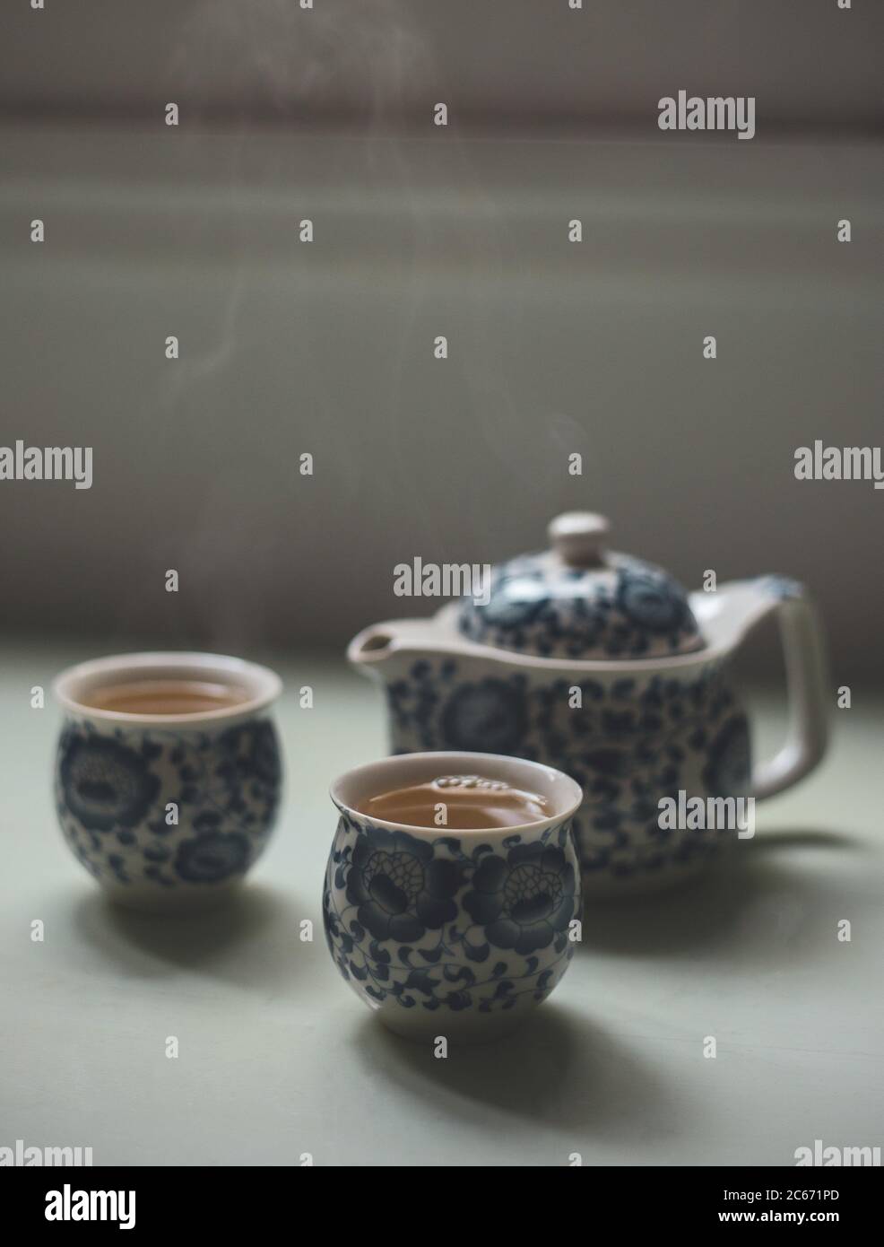 Ceramic cups of hot tea hi-res stock photography and images - Alamy