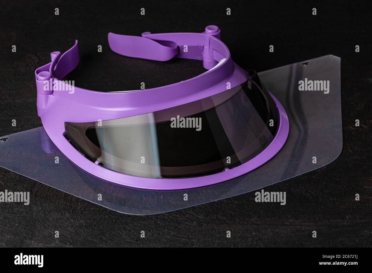 Plastic face visor hi-res stock photography and images - Alamy