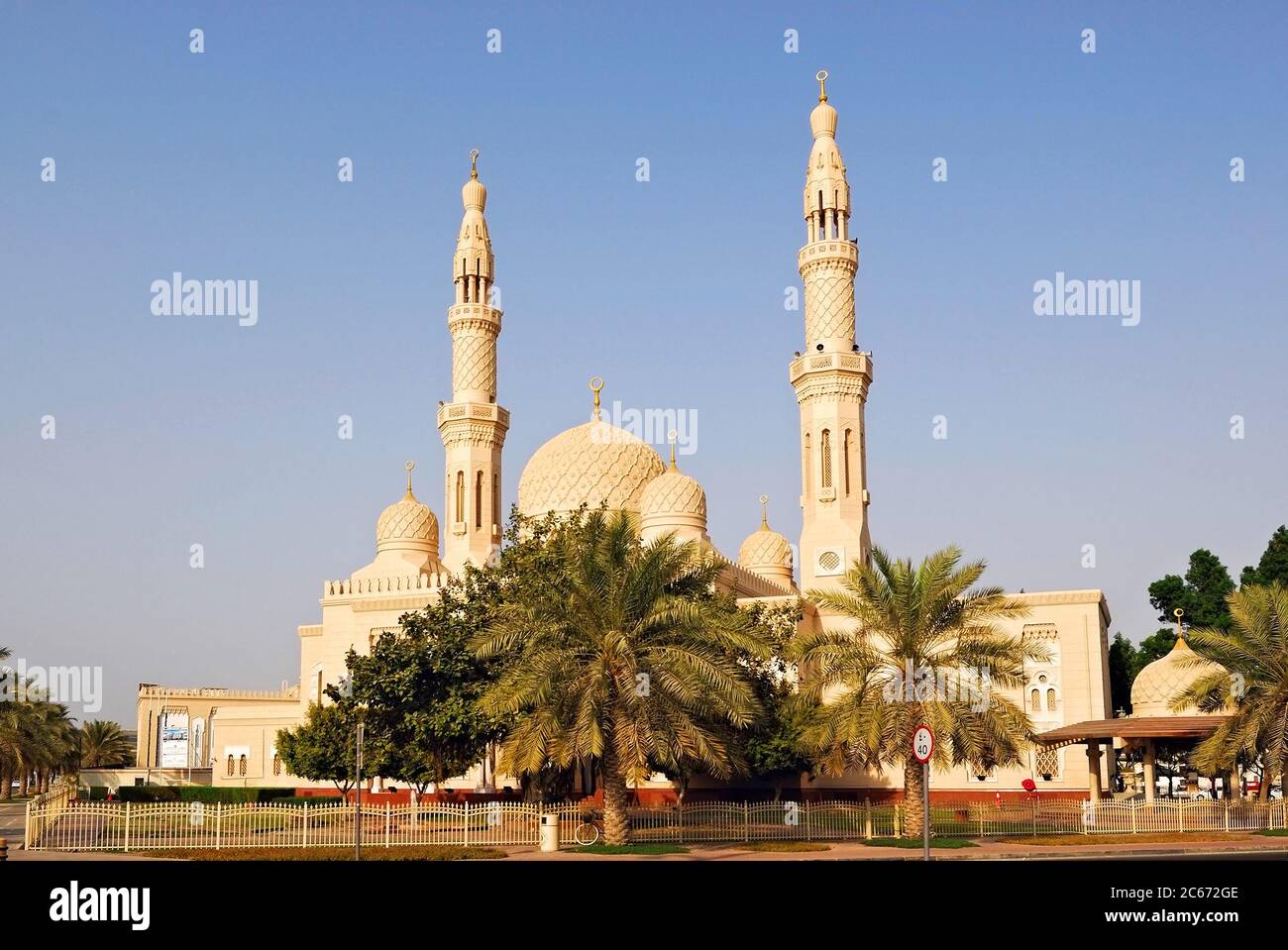 Old famous mosque in Dubai, UAE Stock Photo - Alamy