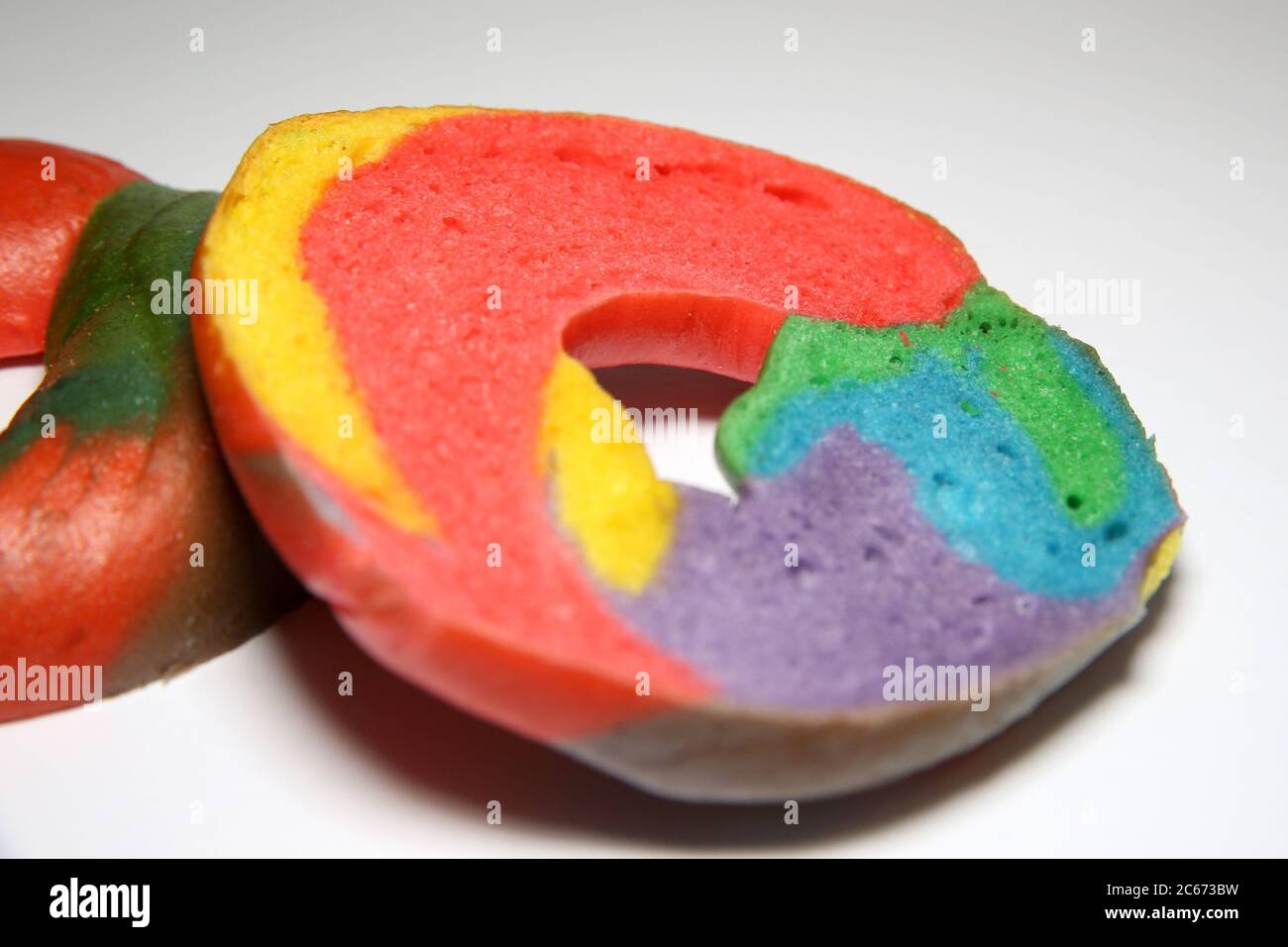 Rainbow colored Bagels Luke Durda/Alamy Stock Photo - Alamy