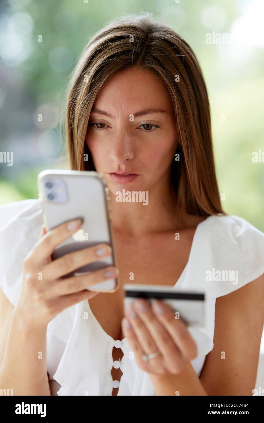 Id card and woman hi-res stock photography and images - Alamy