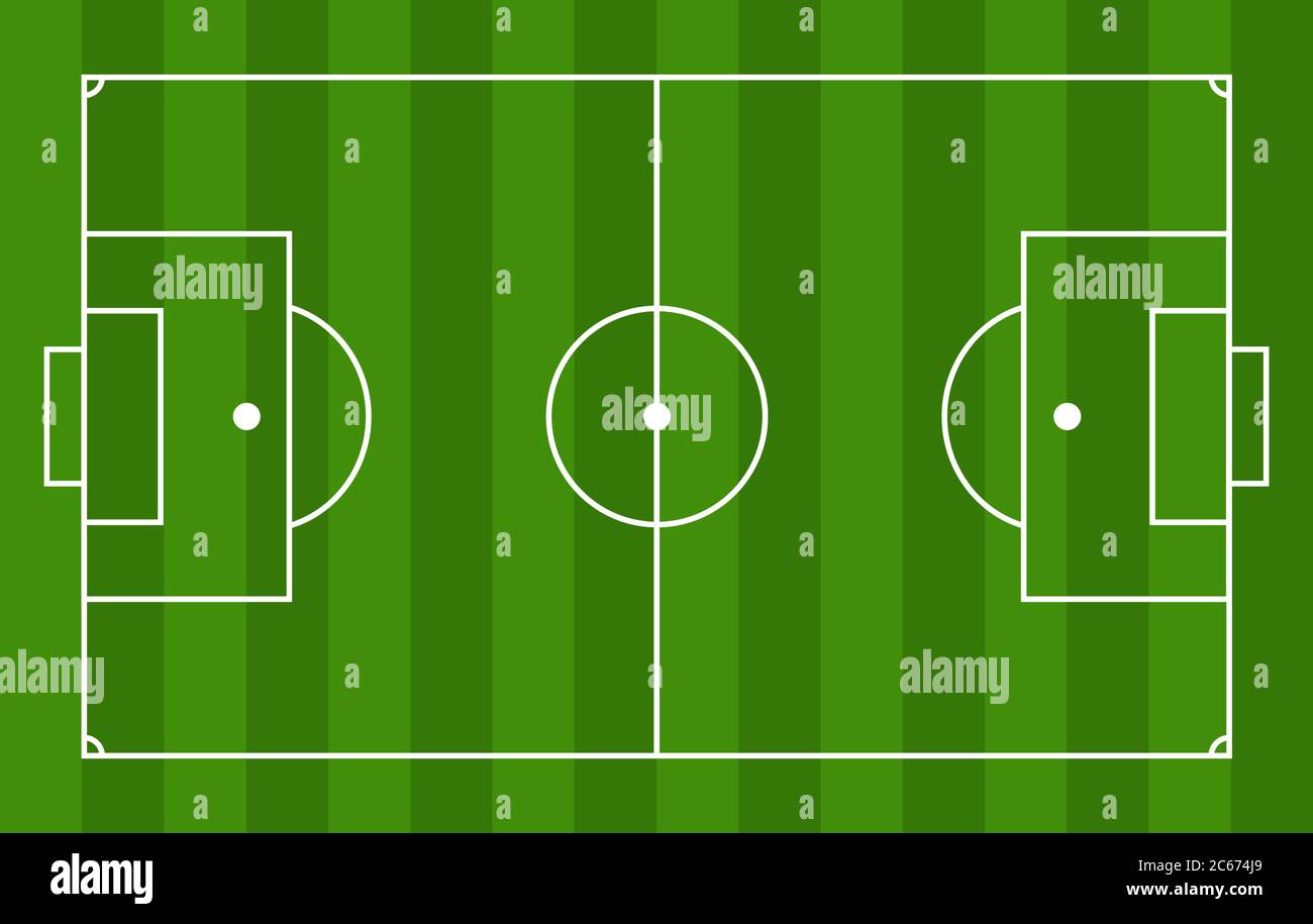 Realistic soccer ball grass field hi-res stock photography and images ...