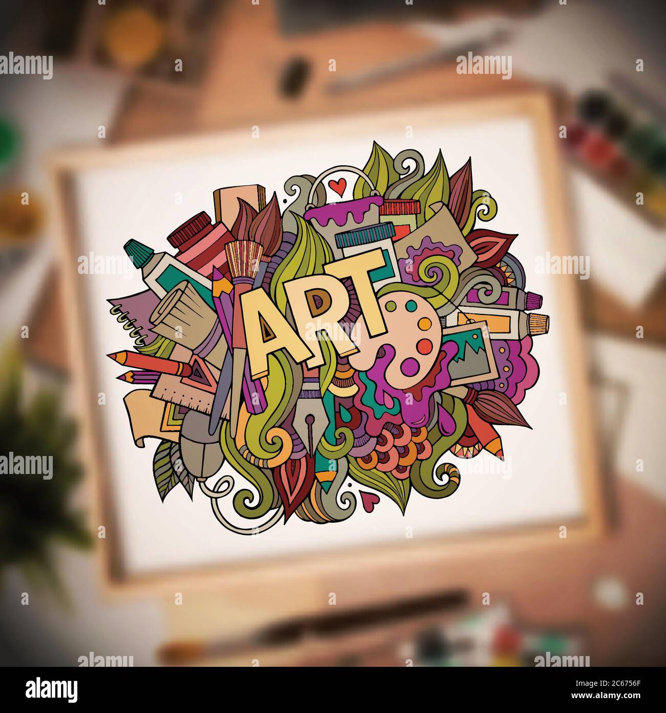 Doodle Art Designs Lettering