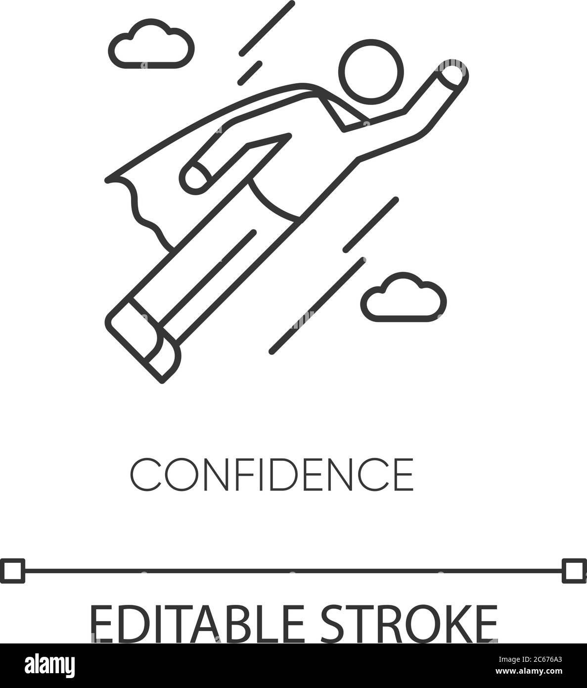 Confidence Clipart Black And White